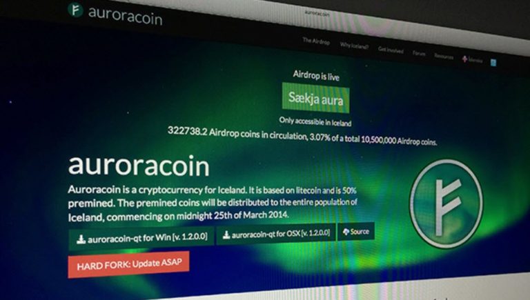 Auroracoin - BitGroup CryptoCurrency